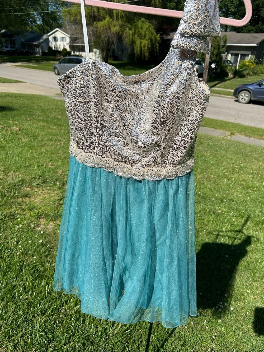 Deb | Dresses | Vintage Deadstock Deb Girls Teal Tulle Dress With ...